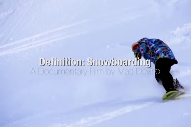 Definition: Snowboarding trailer 2 – Snowboard Magazine