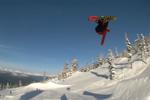 Early season at Whistler Blackcomb with the young Ryan Manning ...