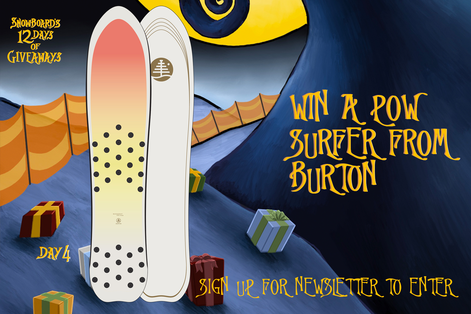 12 Days of Giveaways: Day 4 – Burton – Snowboard Magazine
