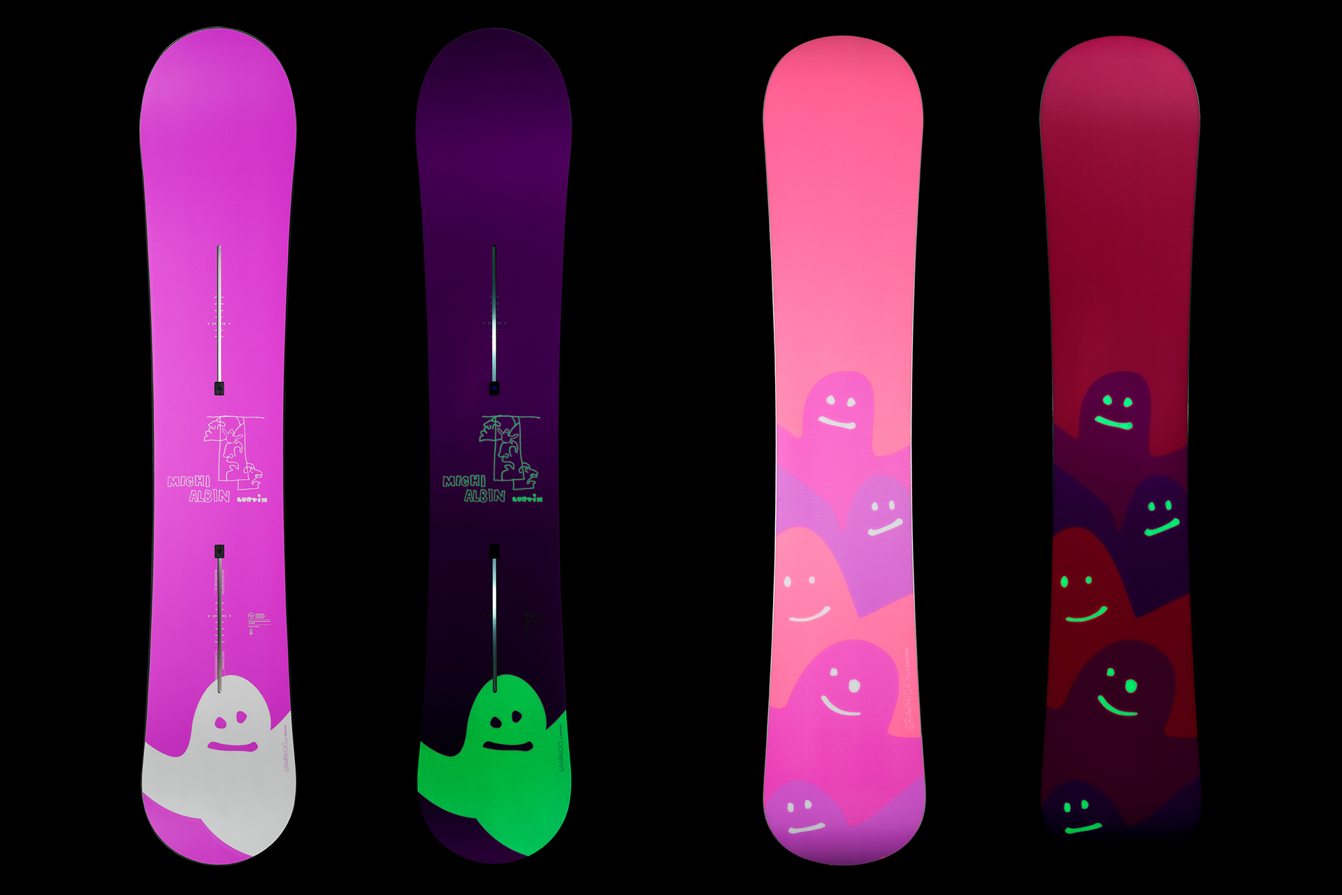 Burton Re-Releases the Glow-In-The-Dark Michi Albin and Mark Gonzales ...
