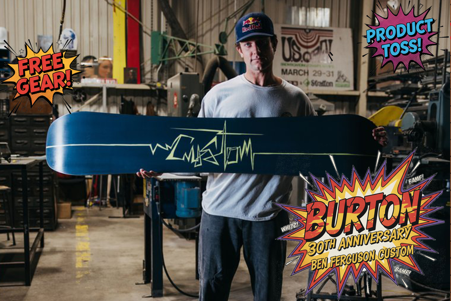 Product Toss: Win a Burton Ben Ferguson Custom 30th Anniversary Snowboard – Snowboard Magazine